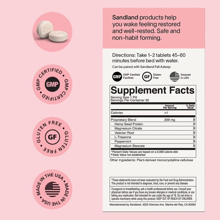 Relaxium Sleep Ingredients Reviewed | Sandland Sleep